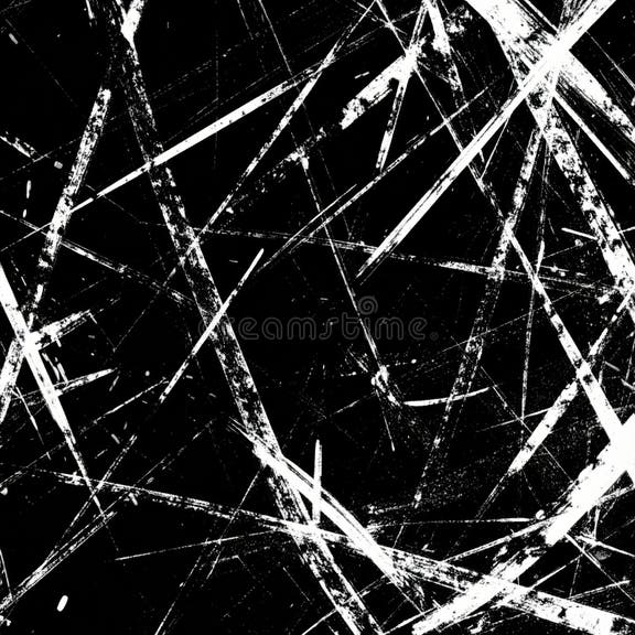 Abstract Black and White Grunge Scratch Texture Stock Illustration ...