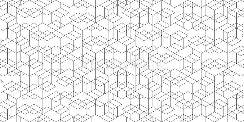 Abstract Black White Hexagon, Geometric Background, Polygon Pattern ...