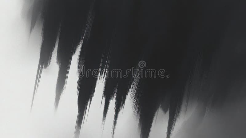 Abstract Black and White Image with Sharp, Elongated Shapes Resembling ...