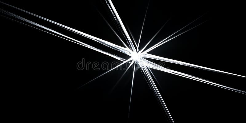 Abstract Black and White Light Burst Glowing Lines Energy Rays Stock ...