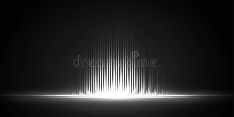 Abstract Black and White Light Rays Background Design Stock ...