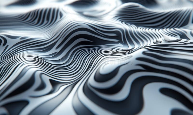 An Abstract Black and White Maze Pattern Forms the Basis of this ...