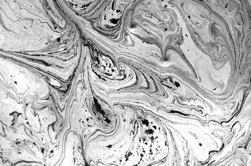 Abstract Black and White Mixed Texture with Marble Pattern. Mixing ...