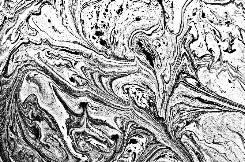 Abstract Black and White Mixed Texture with Marble Pattern. Mixing ...