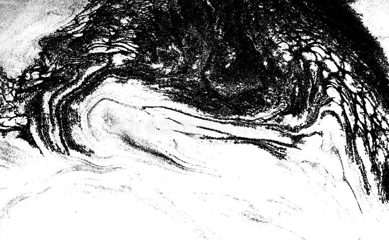 Abstract Black and White Mixed Texture with Marble Pattern. Mixing ...