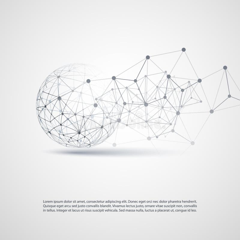 Abstract Cloud Computing and Network Connections Concept Design with ...