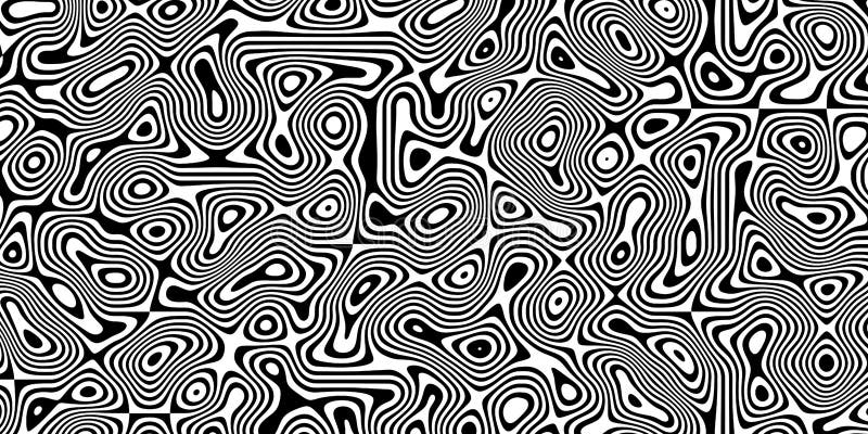 Abstract Black And White Monochrome Noisy Fine Striped Line Art Pattern Background Flat Lay Top