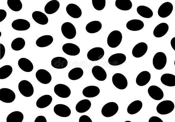 Abstract Black and White Oval Pattern Design Seamless Repeating Texture ...