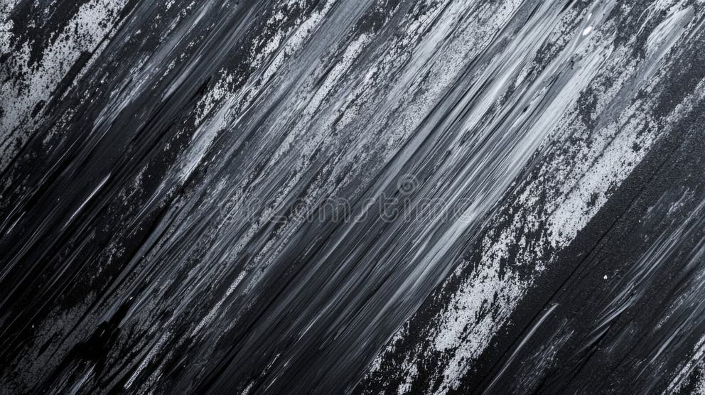 Abstract Black and White Paint Texture with Diagonal Strokes Stock ...