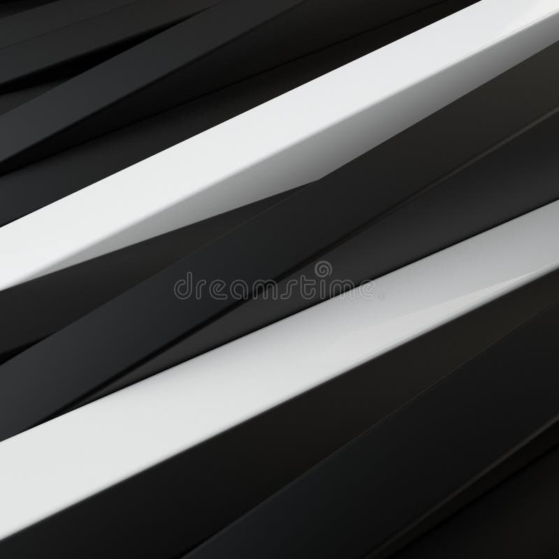 Abstract Black Panels 3D Background Stock Illustration - Illustration ...