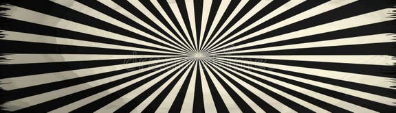 Abstract Black and White Radial Lines Pattern Stock Illustration ...