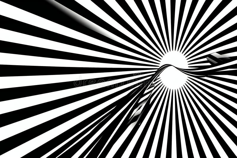 Abstract Black and White Rays Background Stock Illustration ...