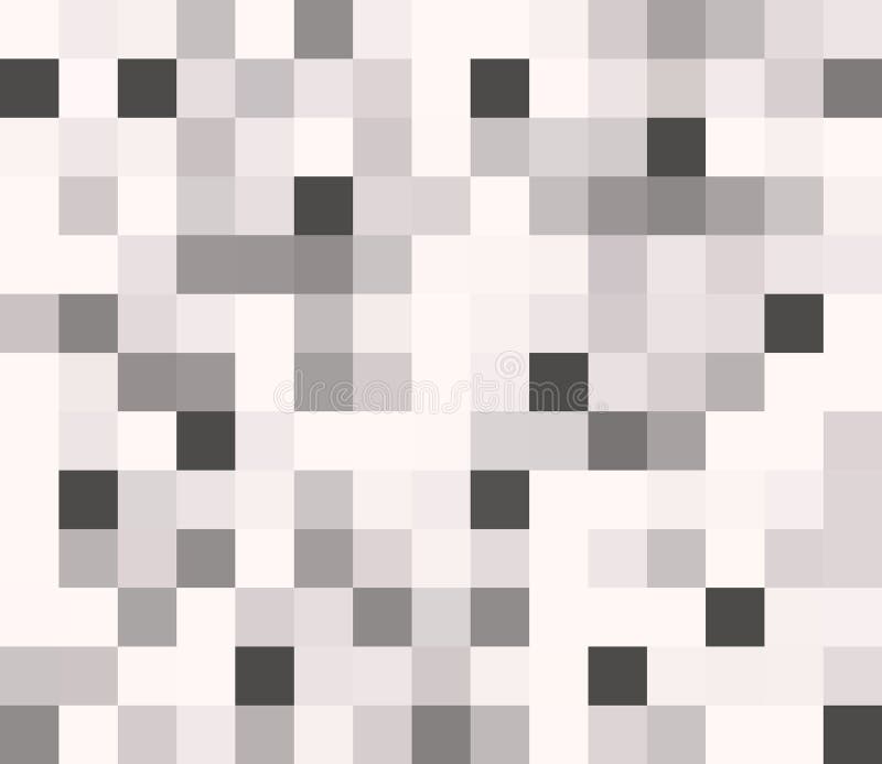 Abstract Black and White Retro Pixel Square 8 Bit Background Stock ...