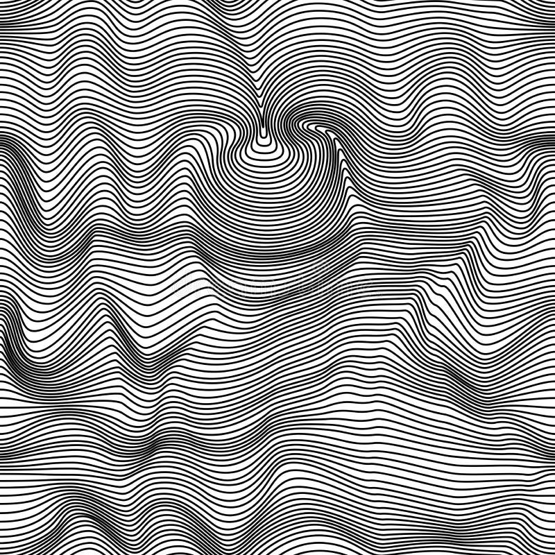 Abstract Black and White Seamless Pattern Stock Vector - Illustration ...