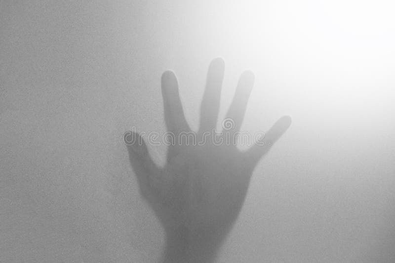 Abstract Black And White Shadow Hands Stock Photo - Image of frosted ...