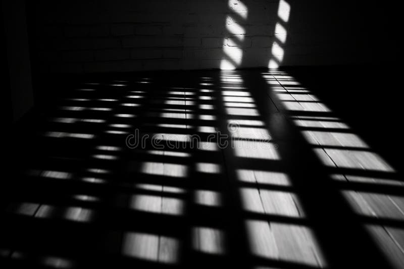 Abstract Black and White Shadows Mosaic Background Stock Illustration ...