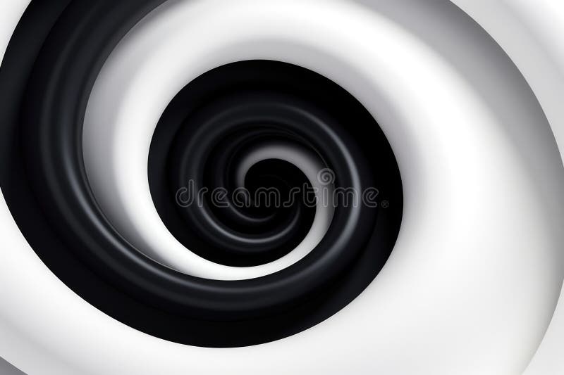 Abstract Black and White Spiral Pattern, Suitable for Backgrounds and ...