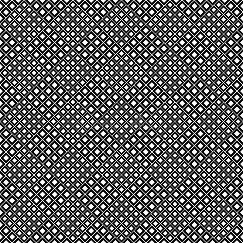 Abstract Black and White Square Pattern Background Stock Vector ...