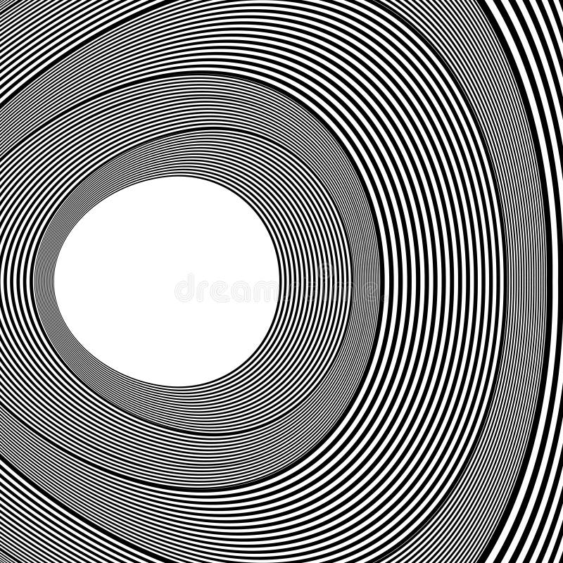 Abstract Black and White Striped Background. Geometric Pattern with ...