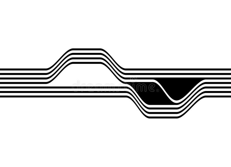 Black Parallel Speed Lines White Stock Illustrations – 771 Black ...