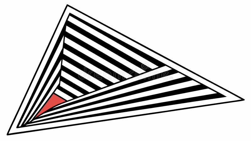 Black Striped Triangle Stock Illustrations – 23,111 Black Striped ...