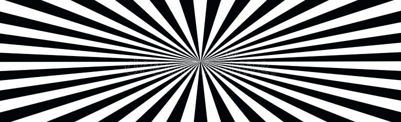 Abstract Black and White Sun Rays - Vector Stock Vector - Illustration ...