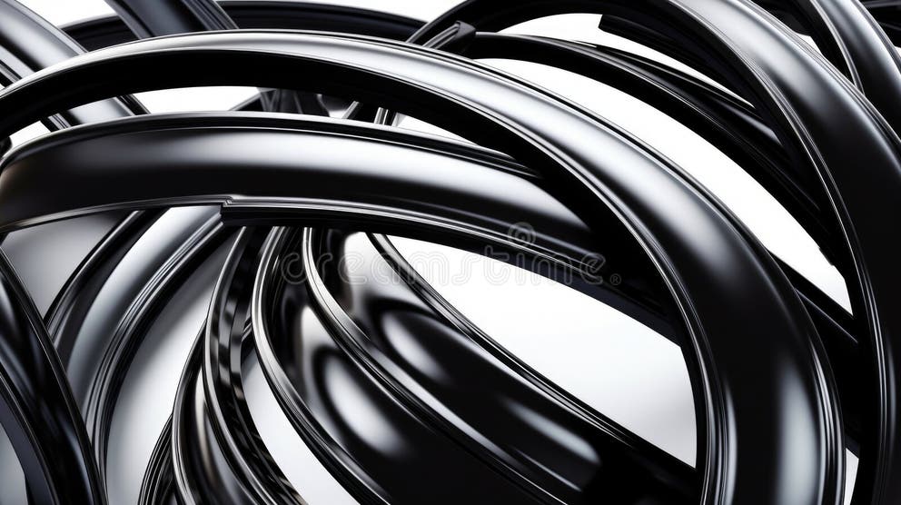 Abstract Black and White Swirl Patterns, Suitable for Backgrounds and ...
