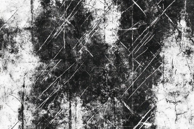 Abstract Black and White Texture with Scratches and Distressed Marks ...
