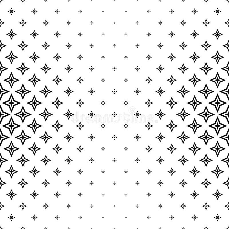 Abstract Black and White Thorn Pattern Background Stock Vector ...