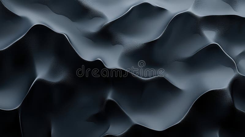 Abstract Black and White Wavy Texture with a Fluid and Smooth Surface ...