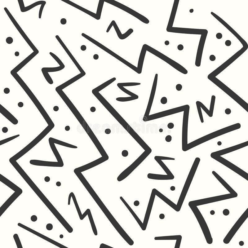 Abstract Black on White Zig Zag Seamless Pattern Stock Vector ... Abstract Black on White Zig Zag Seamless Pattern Stock Vector ...