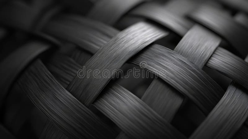 Abstract Black Woven Pattern Texture Design Stock Illustration ...