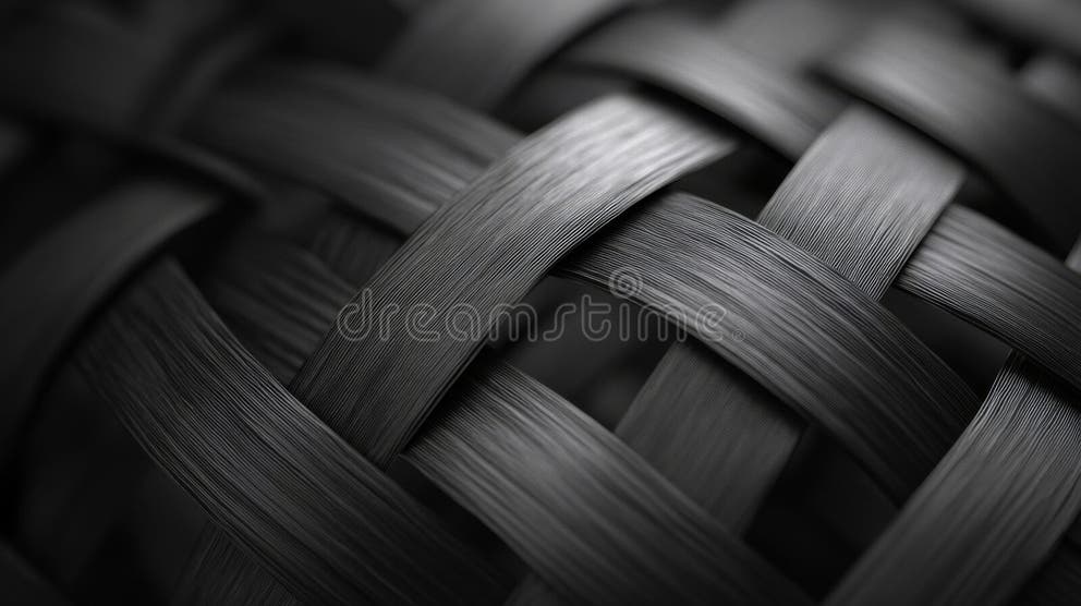 Abstract Black Woven Pattern Texture Design Stock Illustration ...