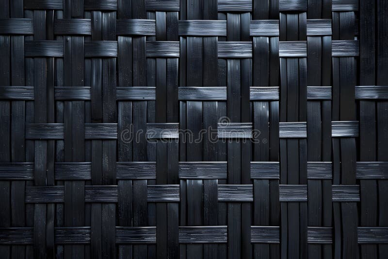 Abstract Black Woven Texture Pattern Stock Illustration - Illustration ...
