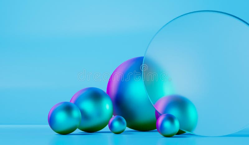 Abstract Blank Frosted Glass Background. Glass Morphism Effect Stock ...