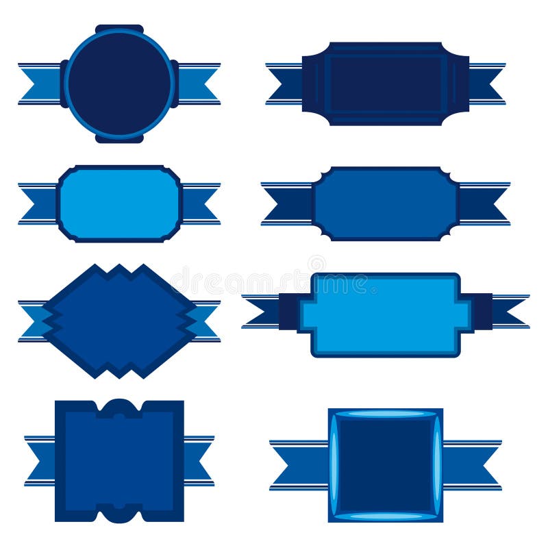 Abstract Blank Labels stock illustration. Illustration of blank - 64685664