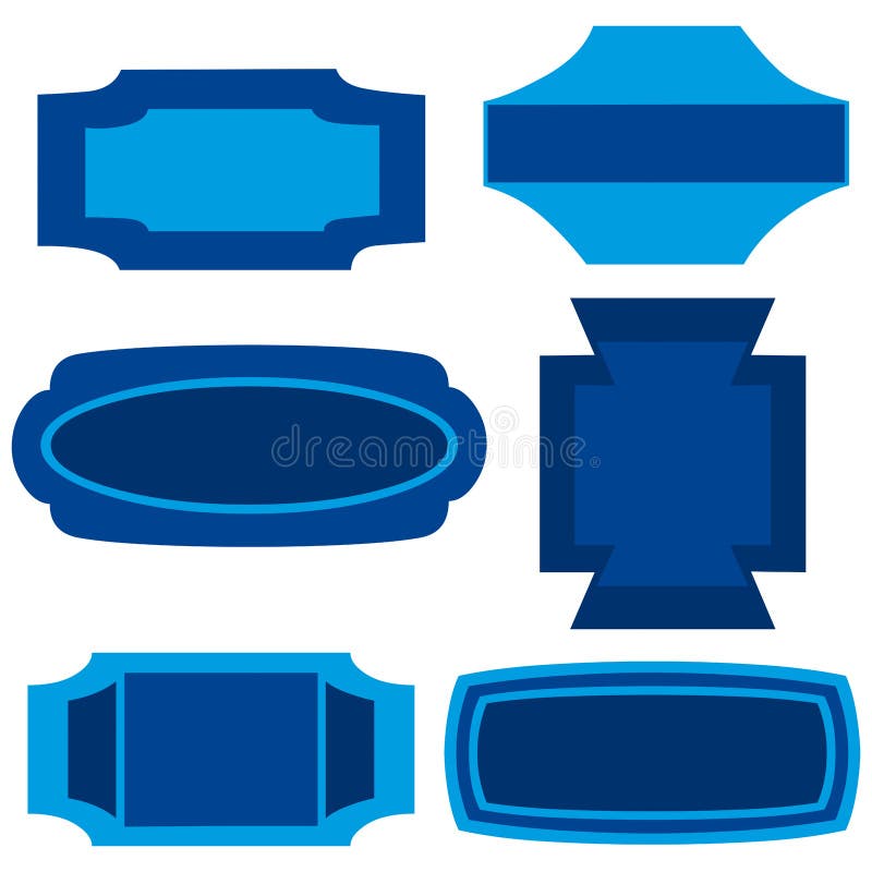 Abstract Blank Labels stock illustration. Illustration of labels - 64685748