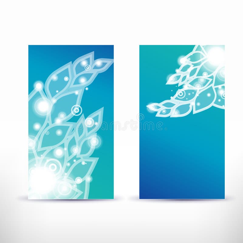 Abstract Blank Name Card Template for Business Artwork Stock ...