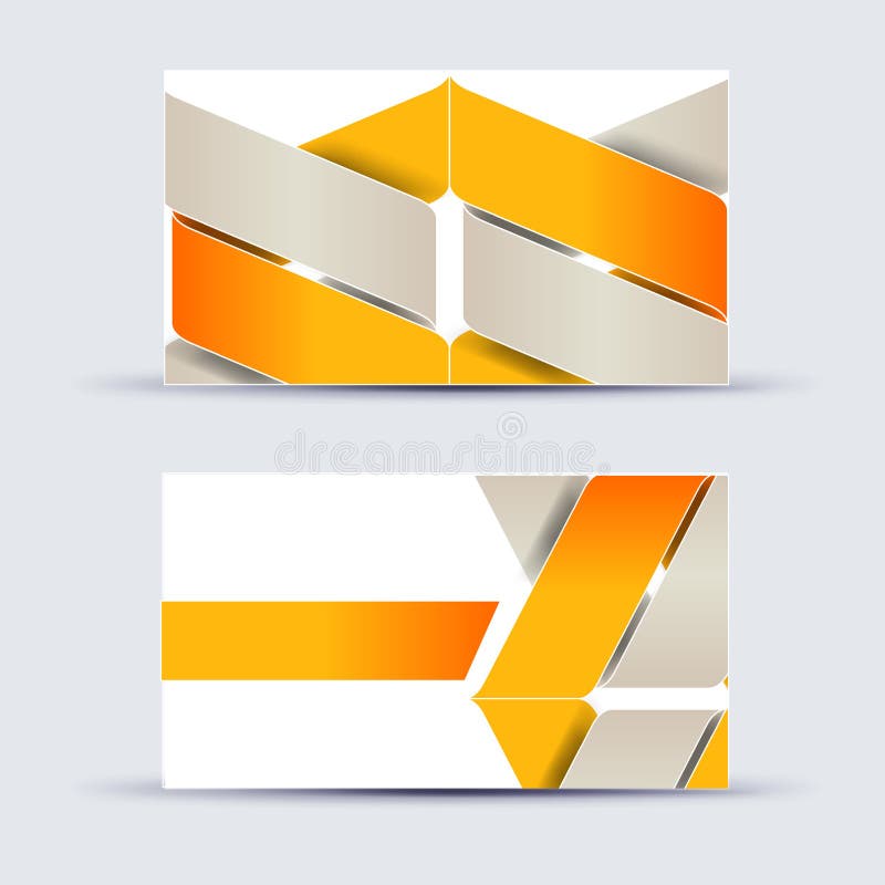 Abstract Blank Name Card Template for Business Artwork Stock ...