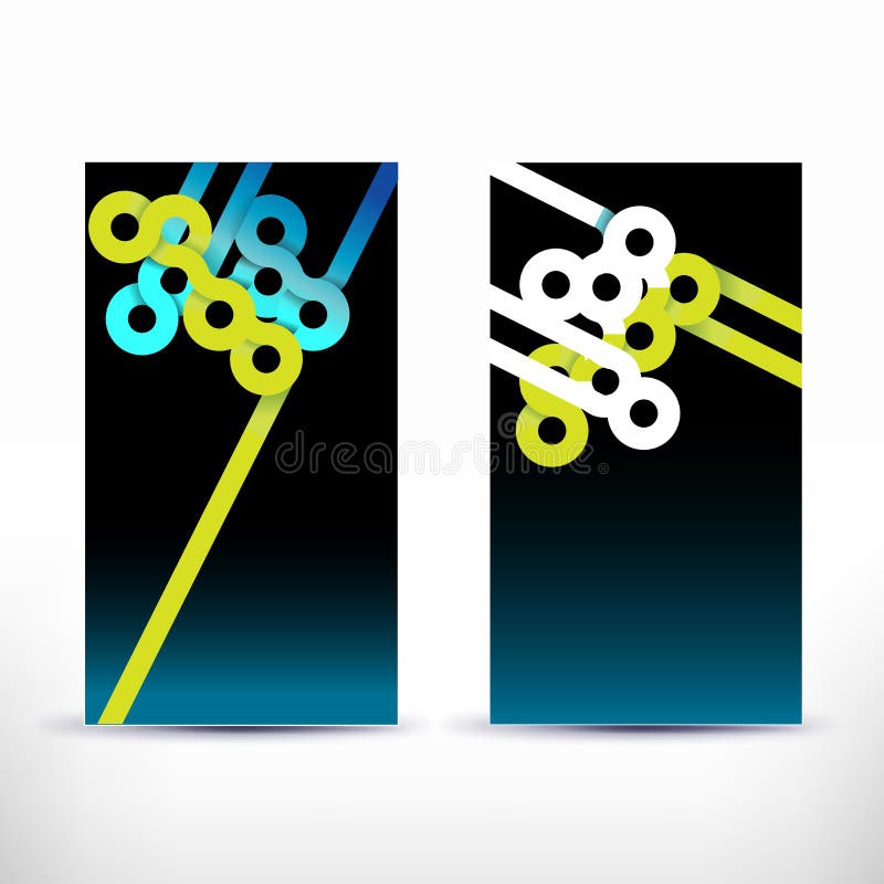 Abstract Blank Name Card Template for Business Artwork Stock ...