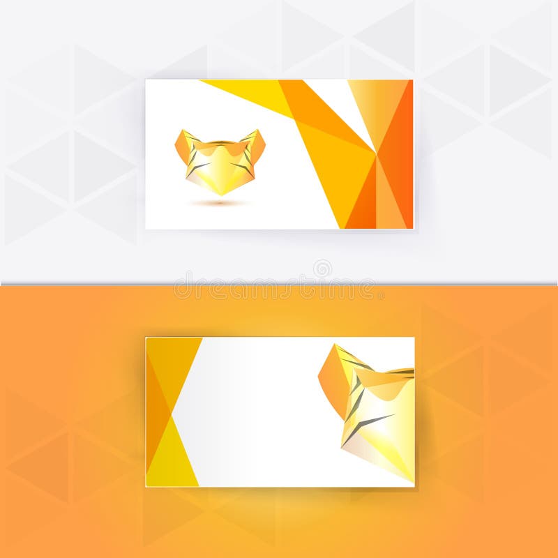 Abstract Blank Name Card Template for Business Artwork Stock ...