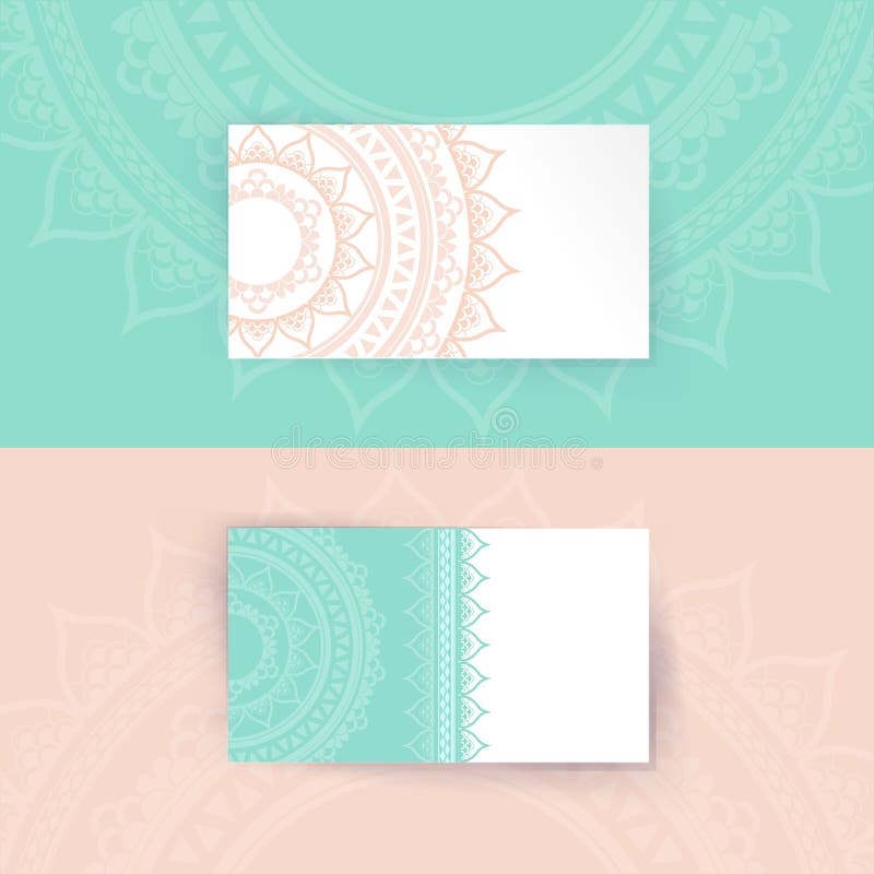 Abstract Blank Name Card Template for Business Artwork Stock ...