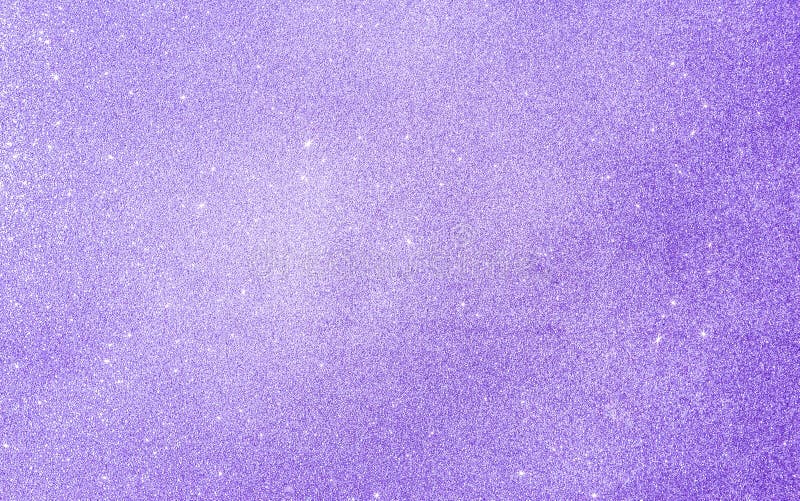 Purple Glitter Scattered Around a Glass Bottle on a White Background ...