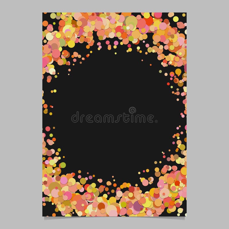 Abstract Blank Scattered Confetti Dot Brochure Background Stock Vector ... Abstract Blank Scattered Confetti Dot Brochure Background Stock Vector ...