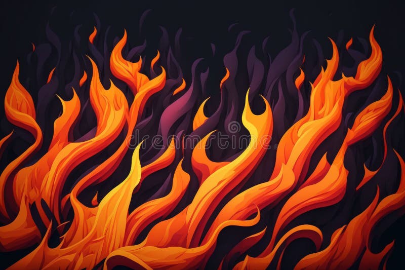 Abstract Blaze Fire Flame Texture for Banner Background Stock ...