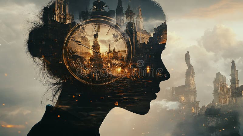 Timeless Minds: a Fusion of History and Human Consciousness Stock ...