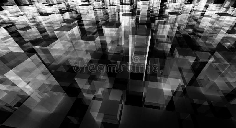 Abstract blocks city stock illustration. Illustration of number - 35373815