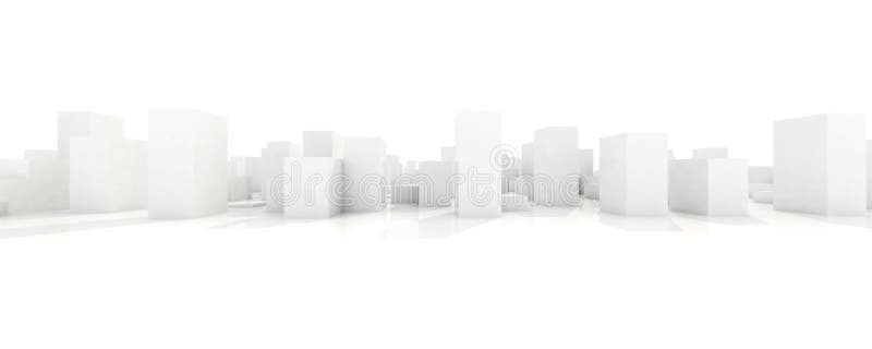 Abstract blocks city stock illustration. Illustration of building ...
