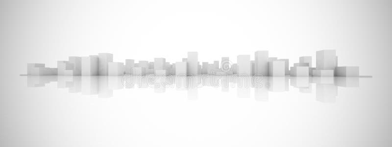 Abstract blocks city stock illustration. Illustration of lens - 47922696