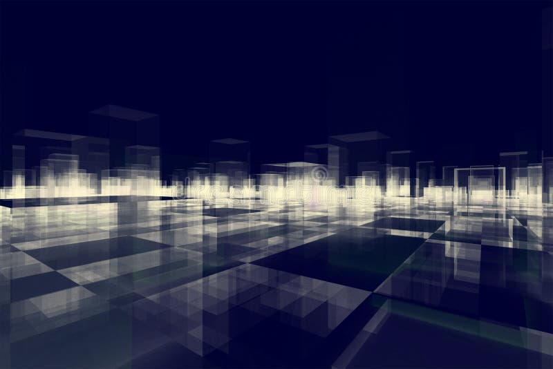 Abstract blocks city stock illustration. Illustration of block - 56840364